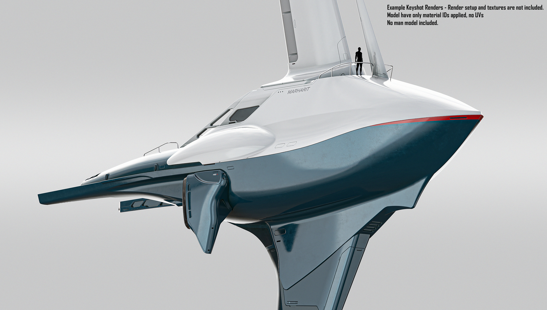 3D Aero Yacht - TurboSquid 1938323