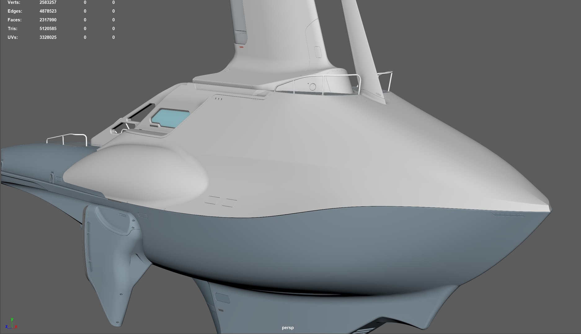 3D Aero Yacht - TurboSquid 1938323