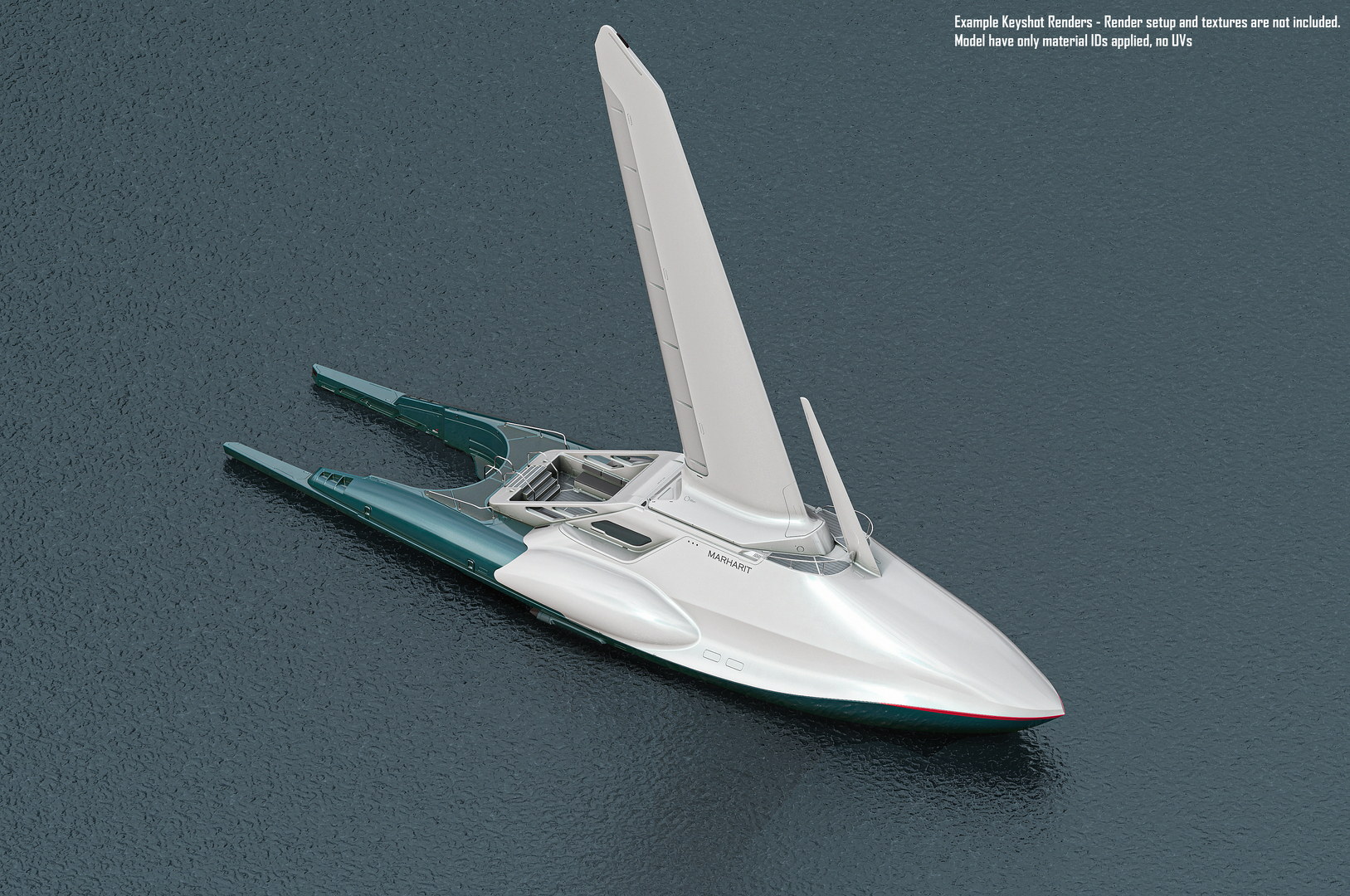 3D Aero Yacht - TurboSquid 1938323