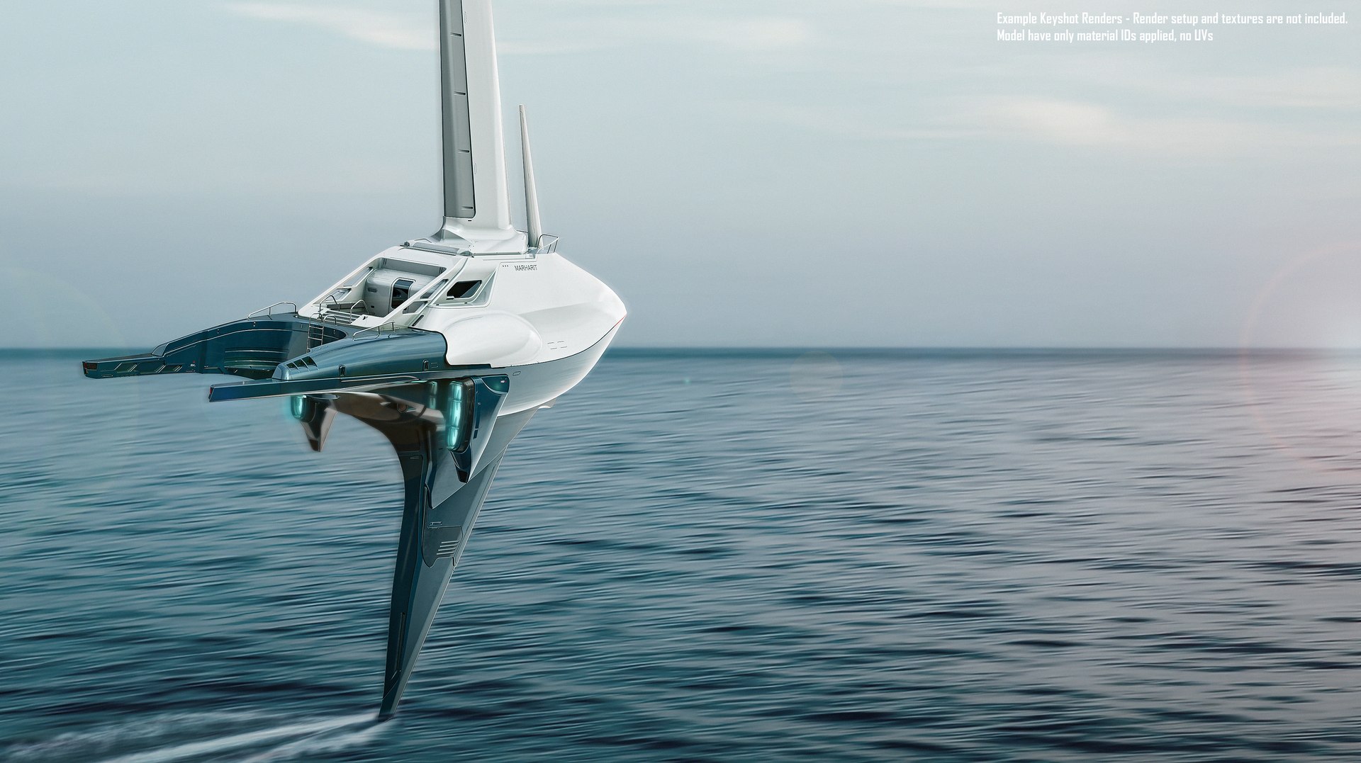 3D Aero Yacht - TurboSquid 1938323