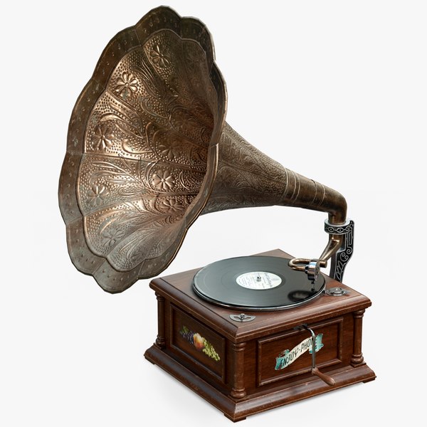Phonograph 3D Models for Download | TurboSquid