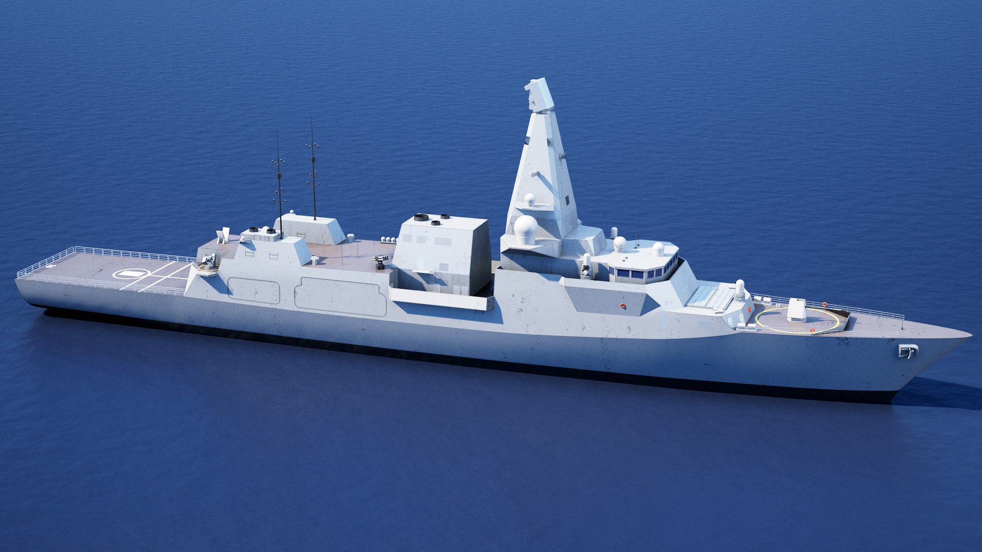3D Type 26 City Class Frigate - TurboSquid 1756305