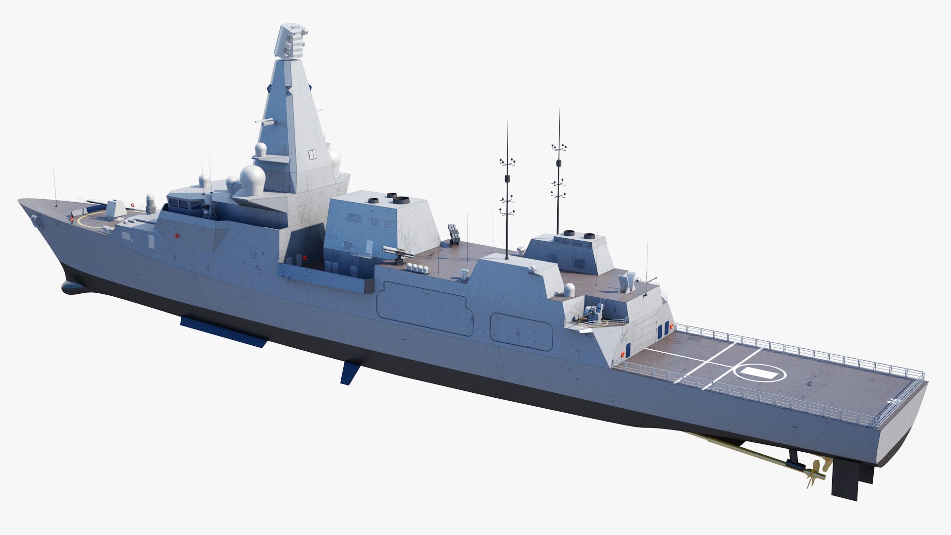 3D Type 26 City Class Frigate - TurboSquid 1756305