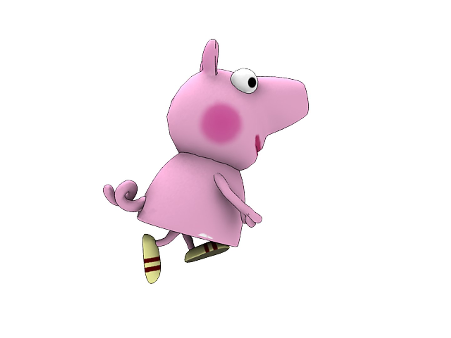 3D Cartoon Character Piggy - TurboSquid 1163586