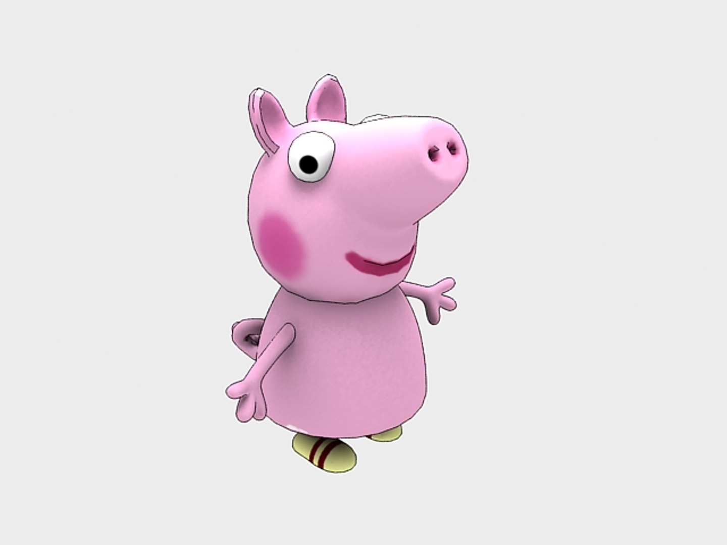 3D Cartoon Character Piggy - TurboSquid 1163586