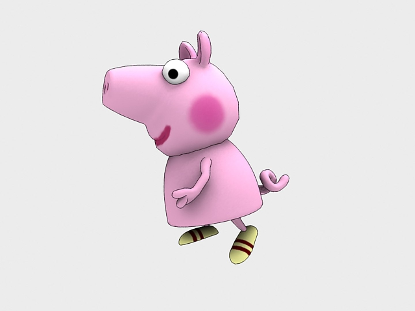 3D Cartoon Character Piggy - TurboSquid 1163586
