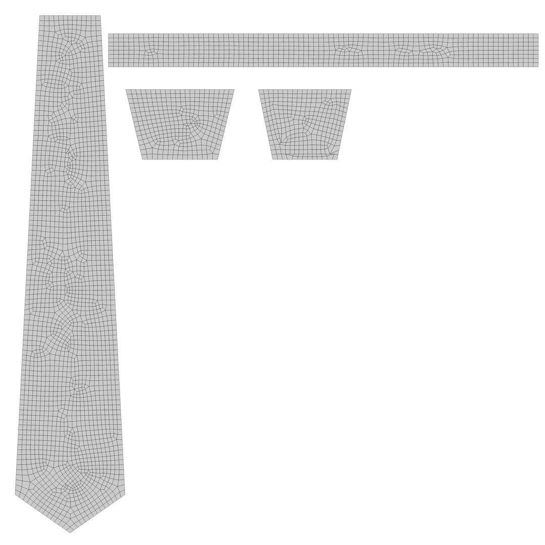 3D Men Neck Tie Model - TurboSquid 2094147