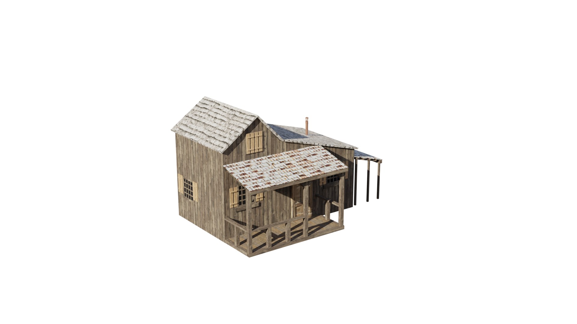 3D Old House - TurboSquid 2135785