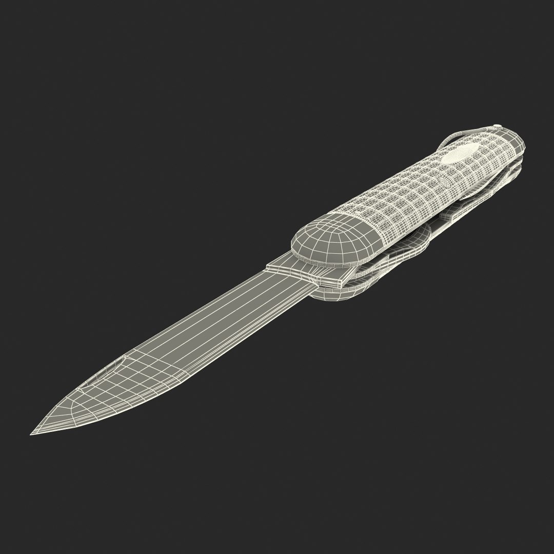 3d Model Pocket Knife Generic