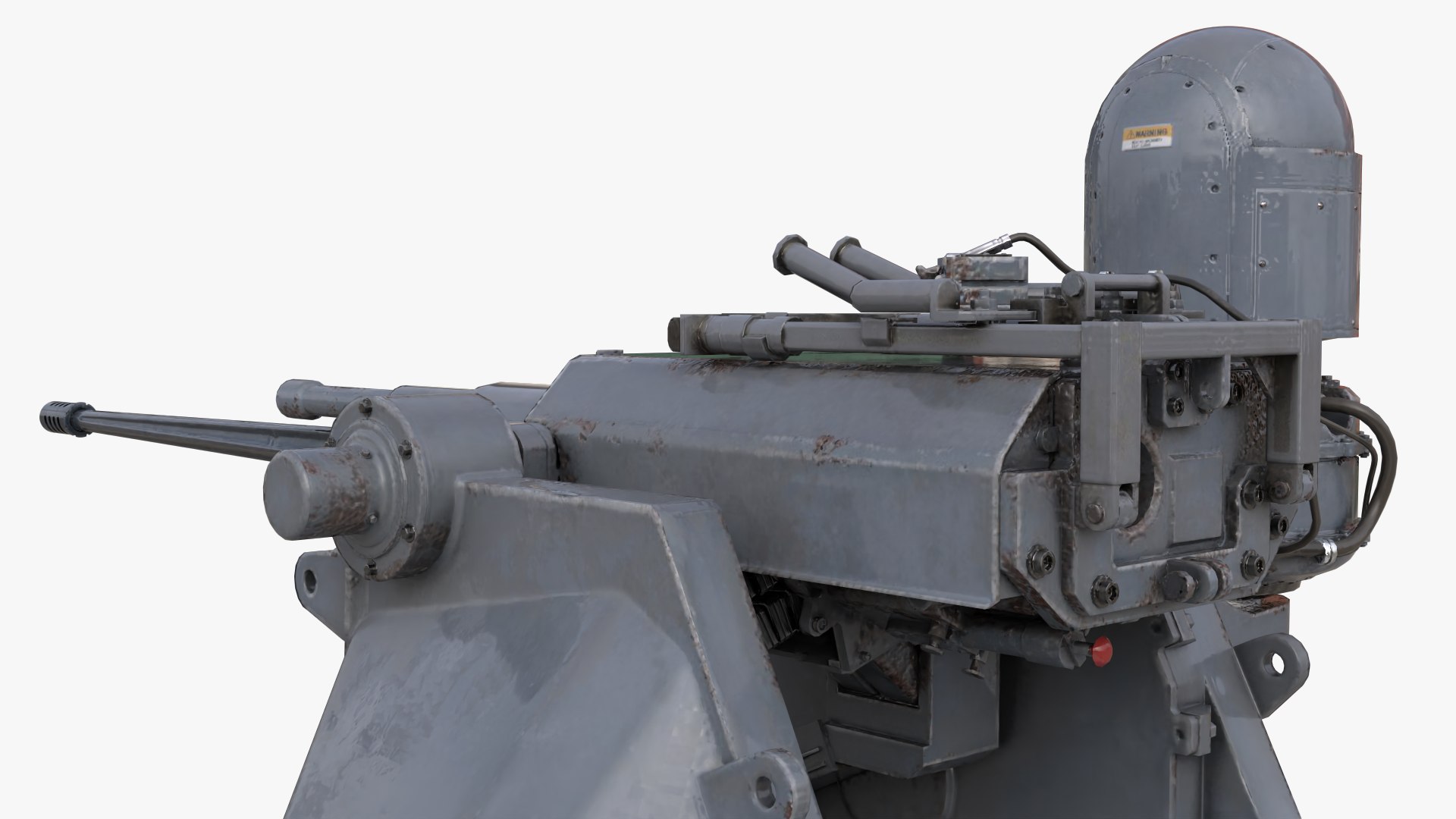 3D Model Sci-fi PBR Navy Close-In Defence Weapon System - TurboSquid ...