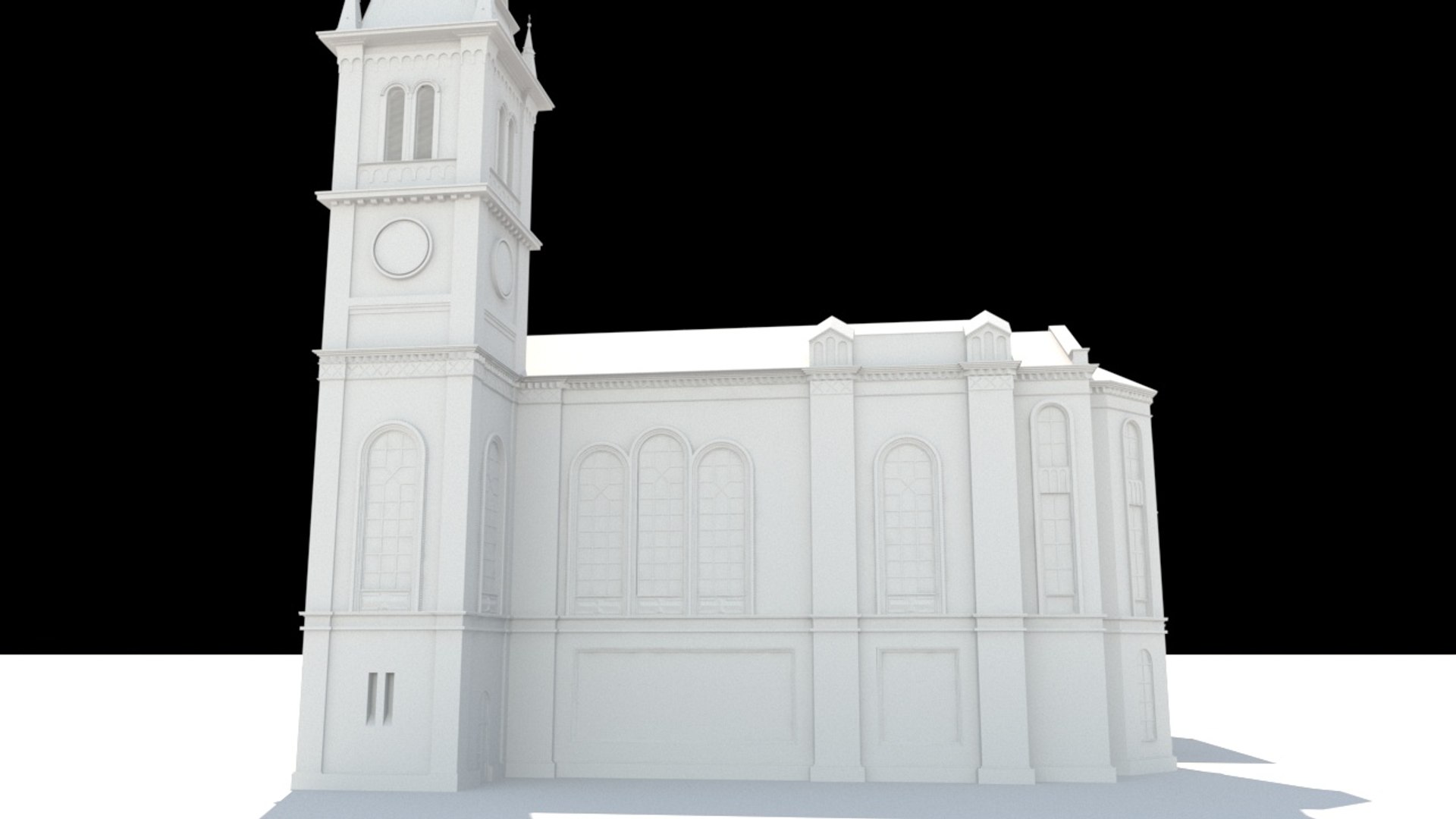 St Peter S Parish 3D Model - TurboSquid 1512854