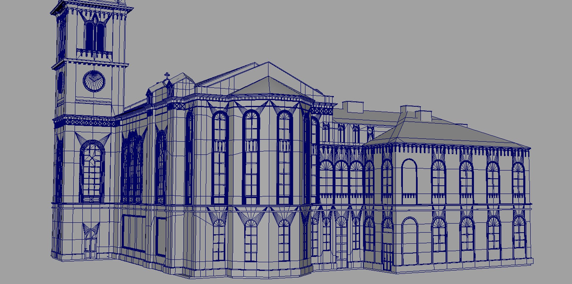 St Peter S Parish 3D Model - TurboSquid 1512854