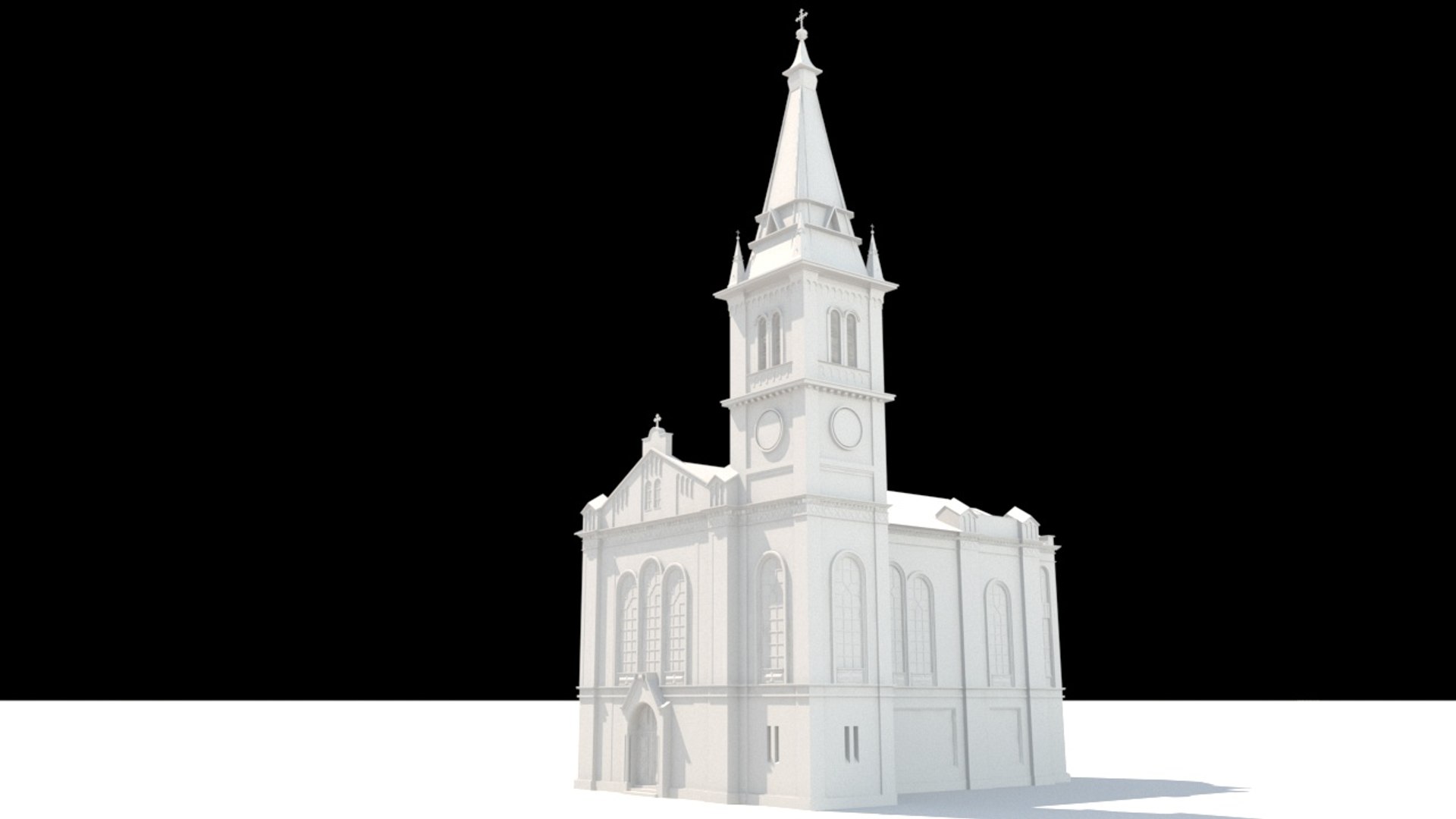 St Peter S Parish 3D Model - TurboSquid 1512854