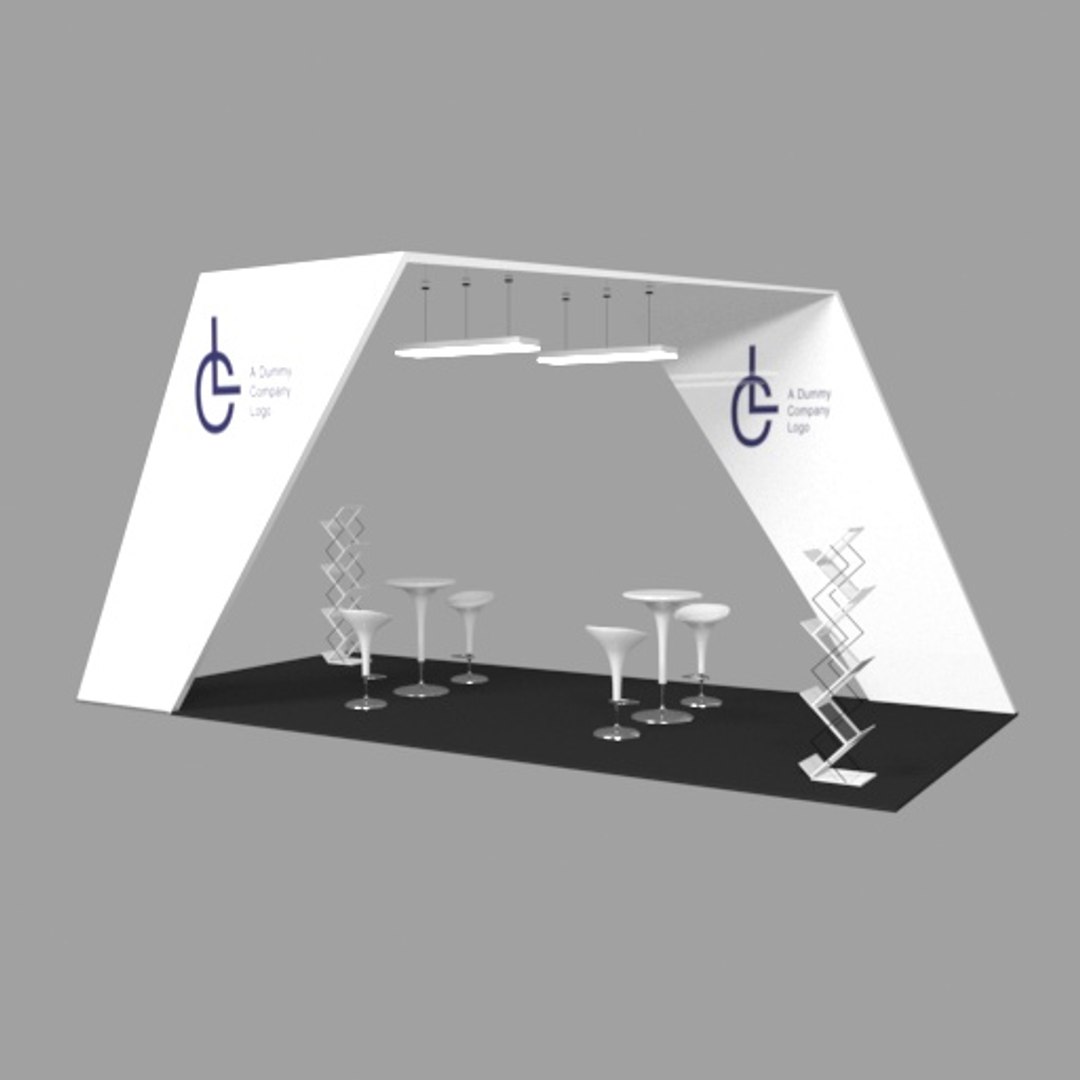 3D Exhibition Booth Bar Stools - TurboSquid 1362349
