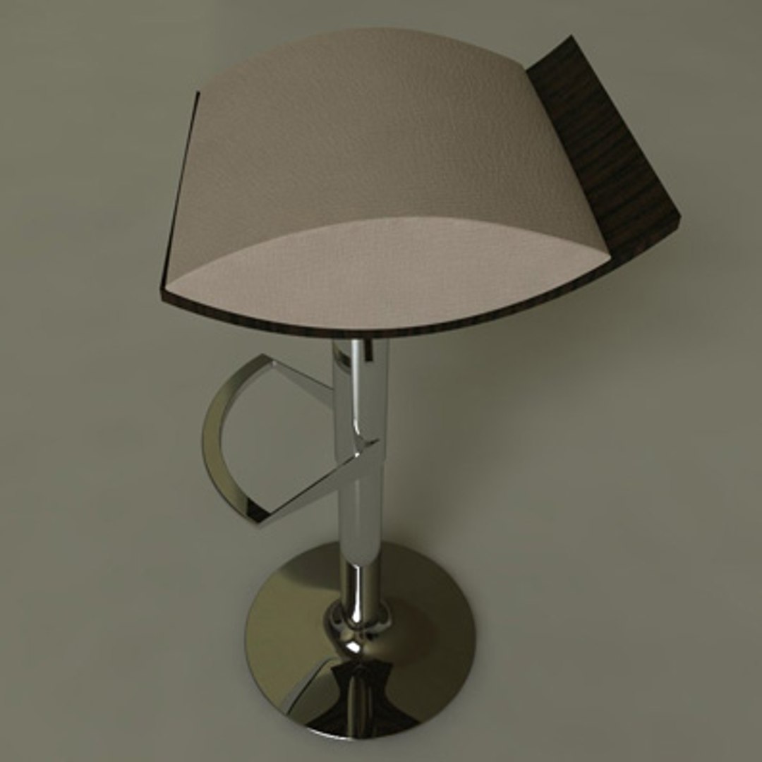 3d Model Bar Stool