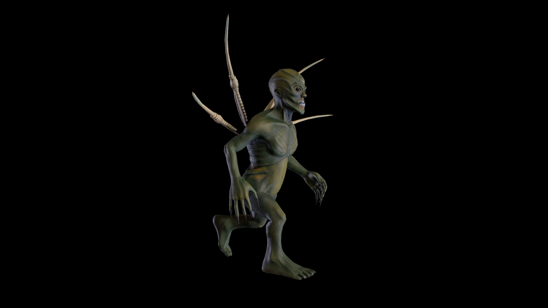 Alien Sorcerer 3D - TurboSquid 1753769