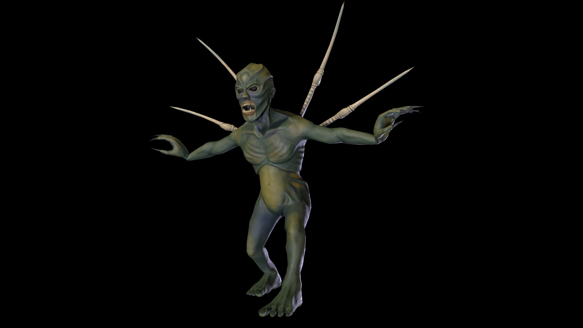 Alien Sorcerer 3D - TurboSquid 1753769