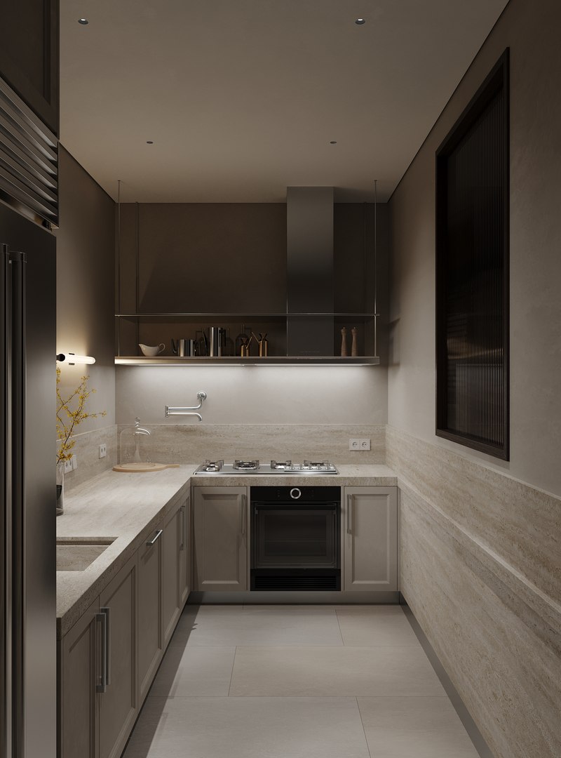 KITCHEN - WORKING Interior 3D Scene Model - TurboSquid 2415966