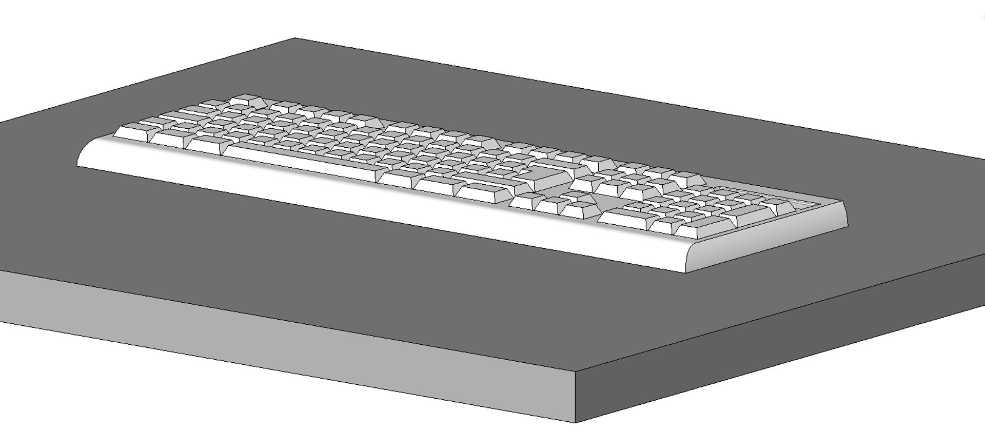 Computer Keyboard Model - TurboSquid 1366787