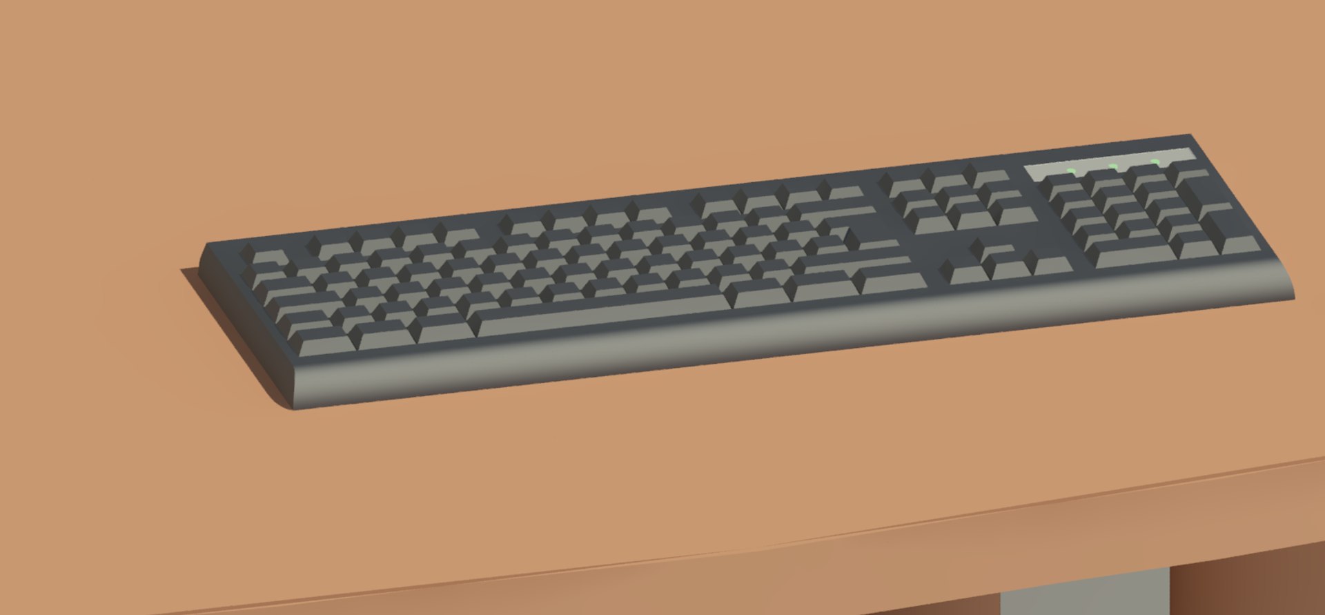Computer Keyboard Model - TurboSquid 1366787