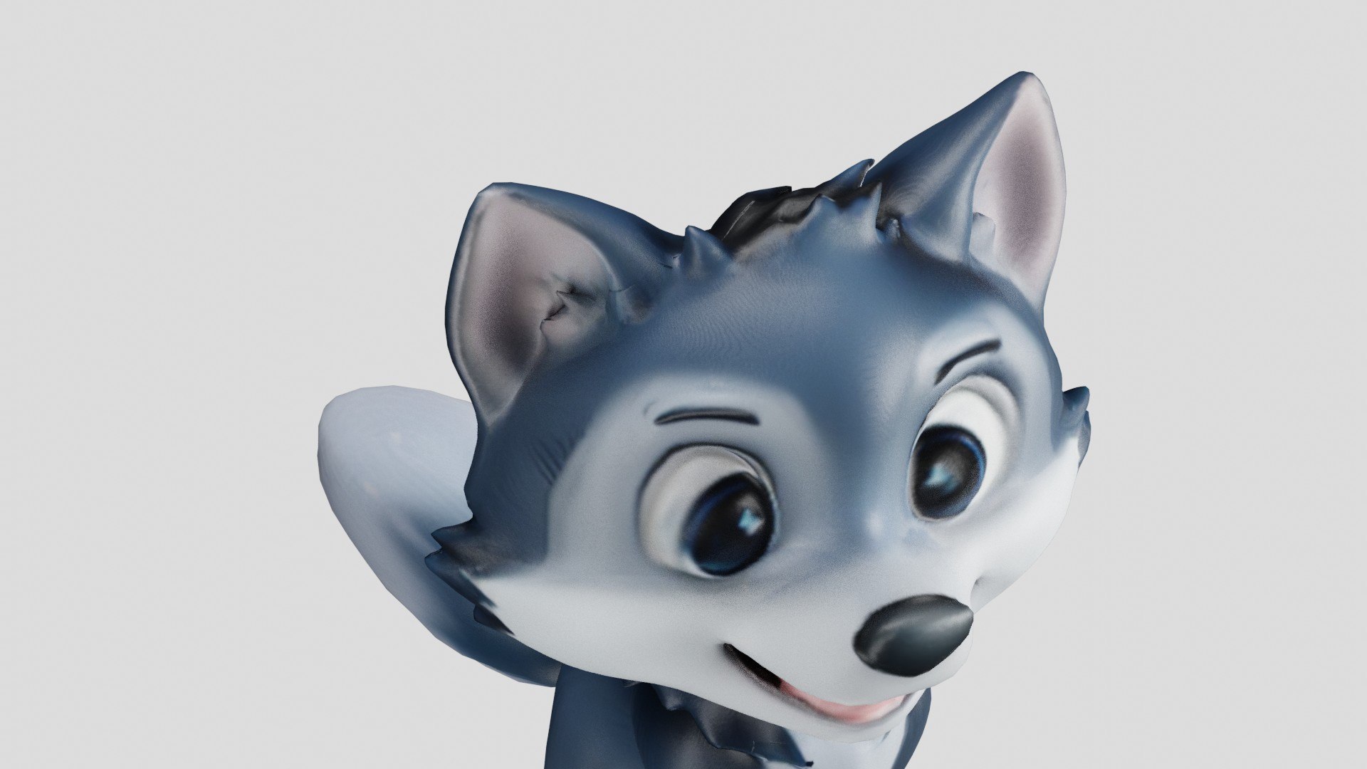 3D Cheeky Cartoon Fox Gameready PBR 3D Model Model - TurboSquid 2403252