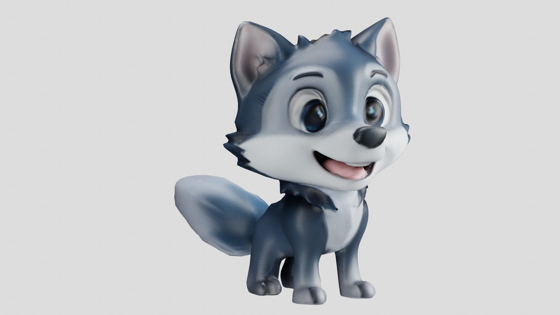 3D Cheeky Cartoon Fox Gameready PBR 3D Model Model - TurboSquid 2403252