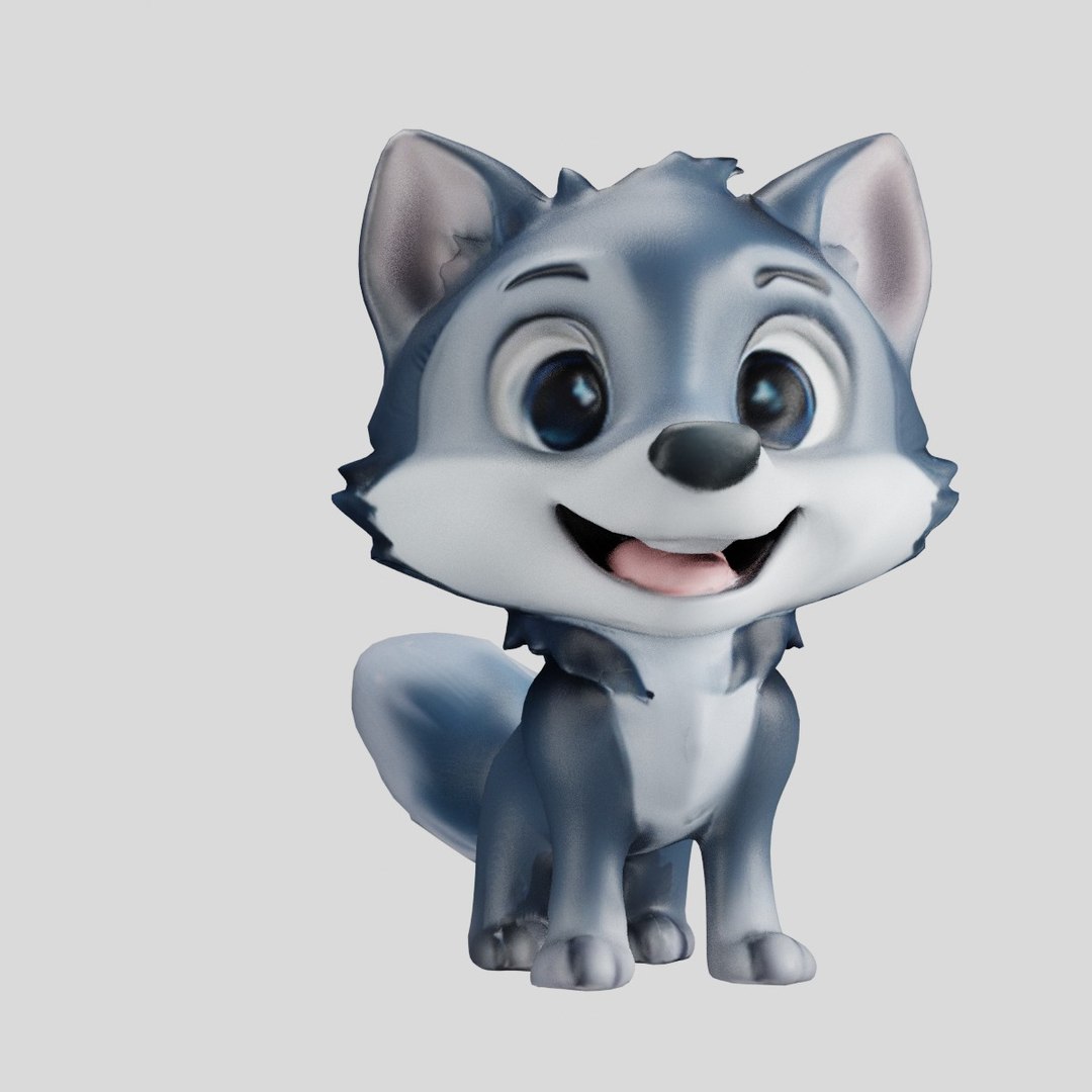 3D Cheeky Cartoon Fox Gameready PBR 3D Model Model - TurboSquid 2403252