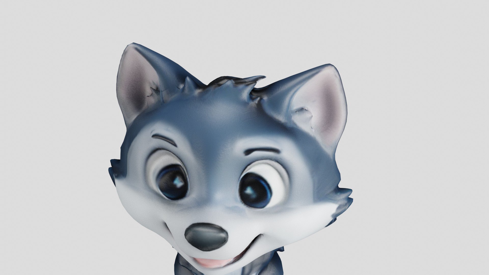 3D Cheeky Cartoon Fox Gameready PBR 3D Model Model - TurboSquid 2403252