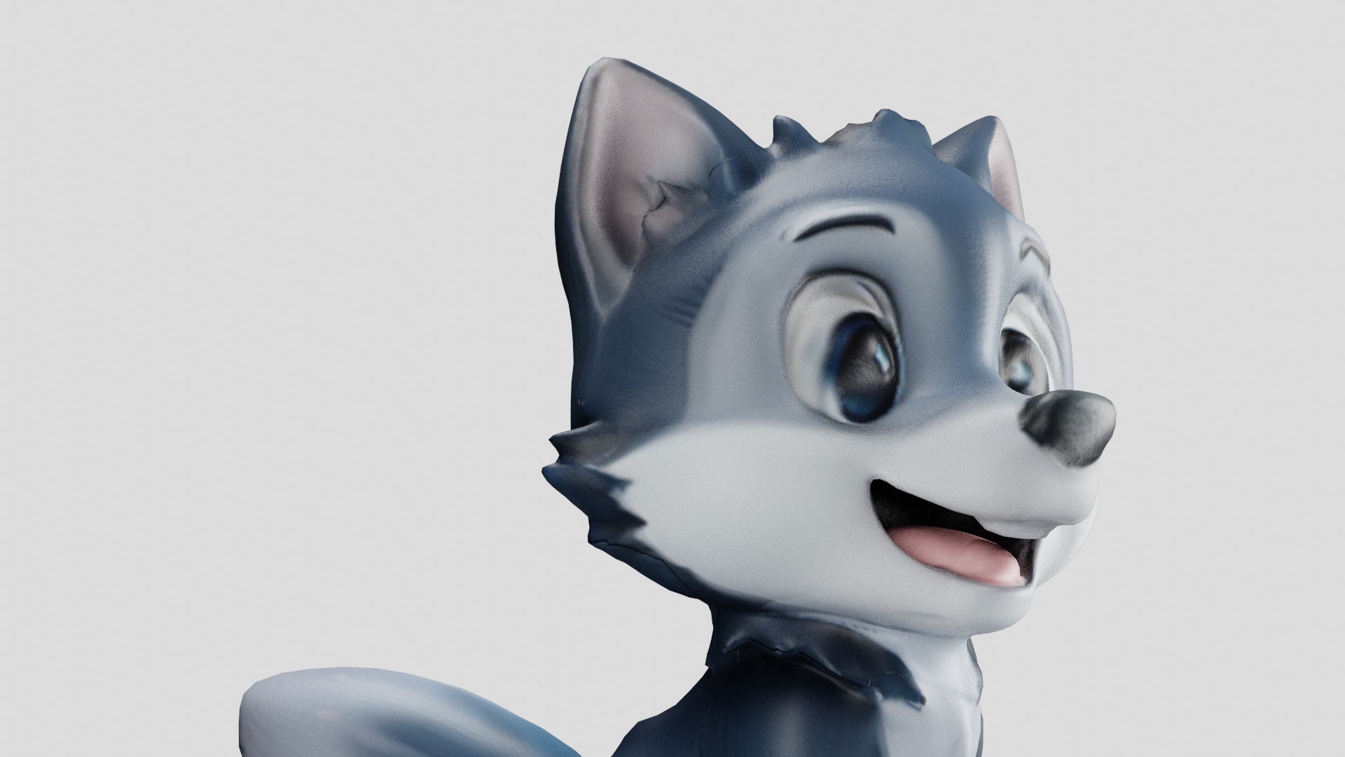 3D Cheeky Cartoon Fox Gameready PBR 3D Model Model - TurboSquid 2403252