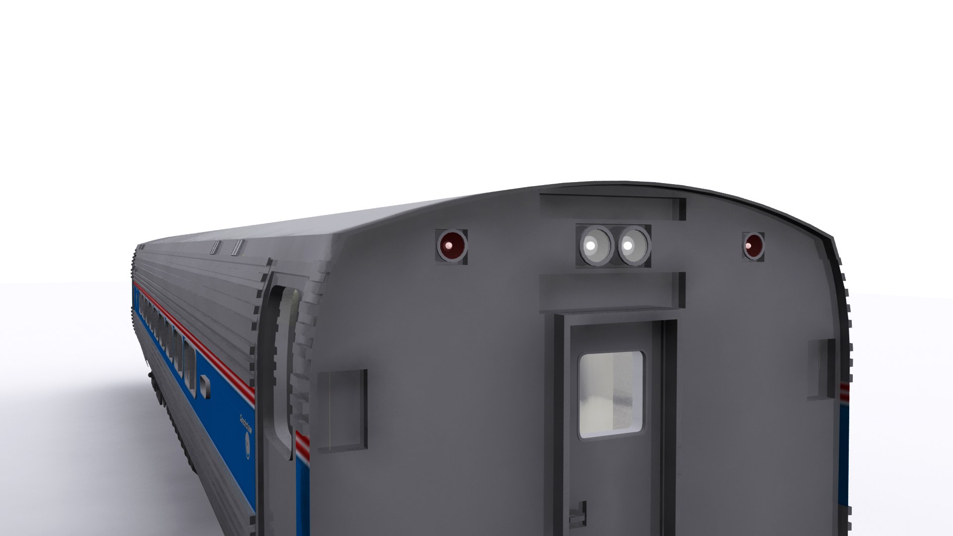 Amtrak Locomotive 3D Model - TurboSquid 1509041