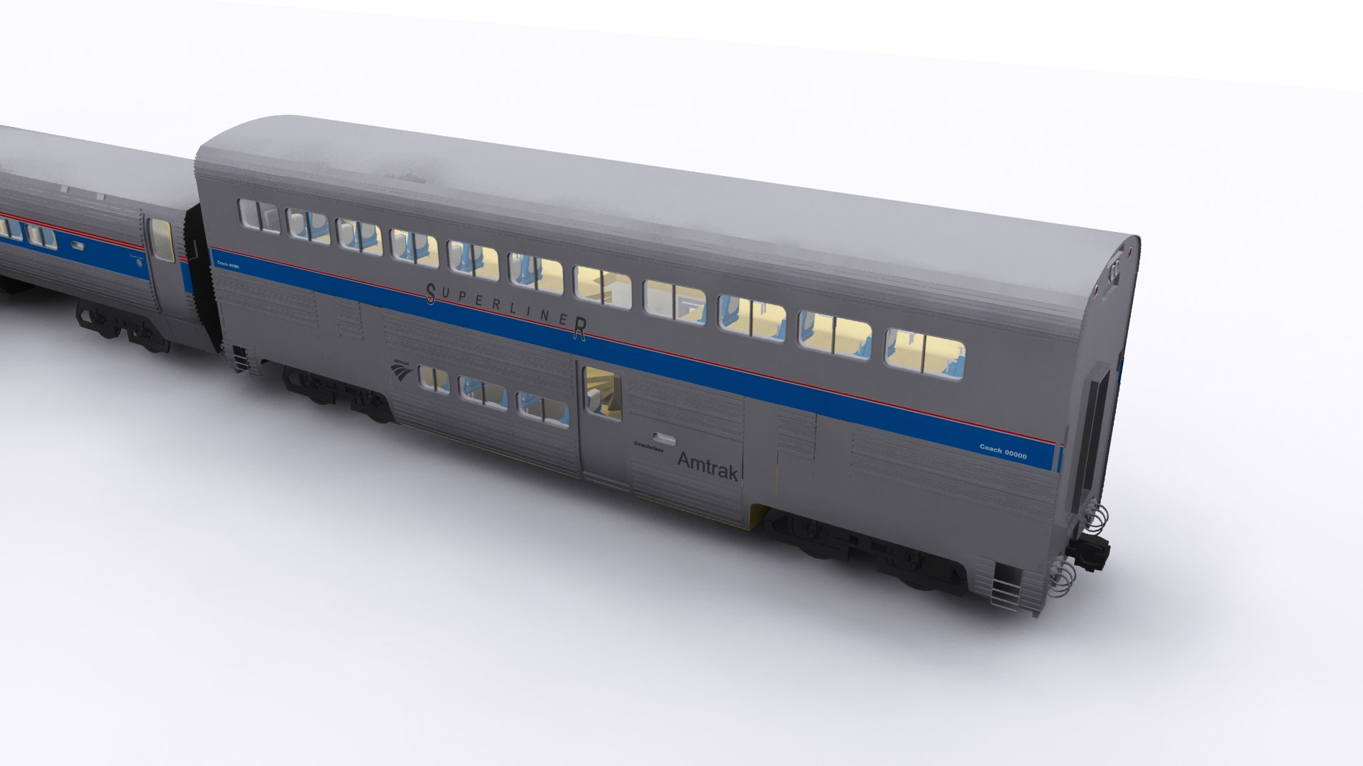 Amtrak Locomotive 3D Model - TurboSquid 1509041