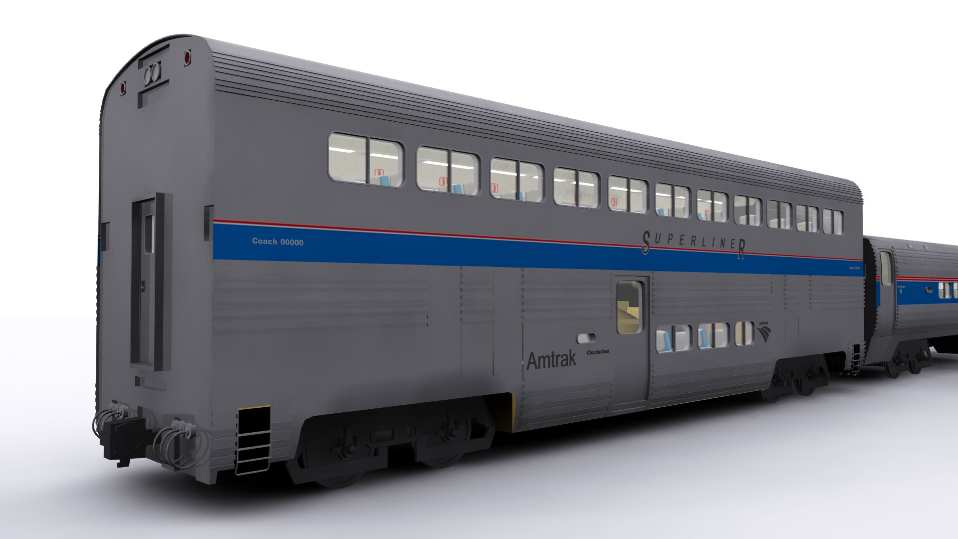 Amtrak Locomotive 3D Model - TurboSquid 1509041