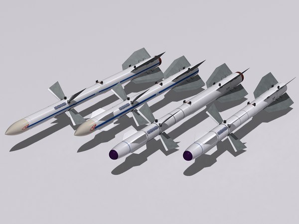 r-27 missile r-27r 3d 3ds