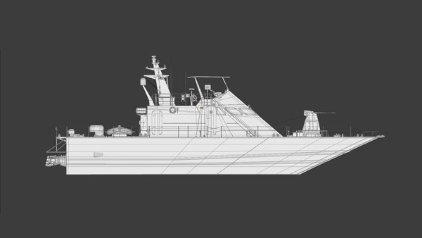 Shaldag Class MK II 3D model - TurboSquid 1772419