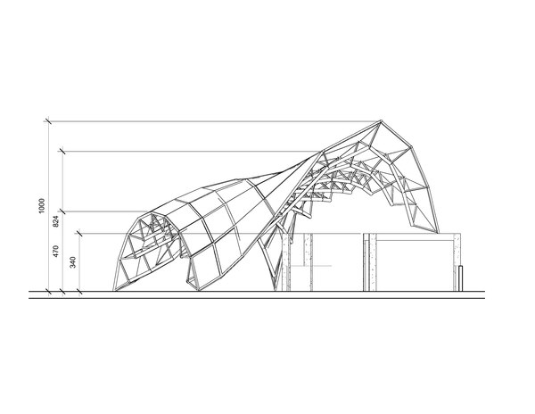 Space Frame Structure Top Cover Revit 3D model 3D 모델 - TurboSquid 2083934
