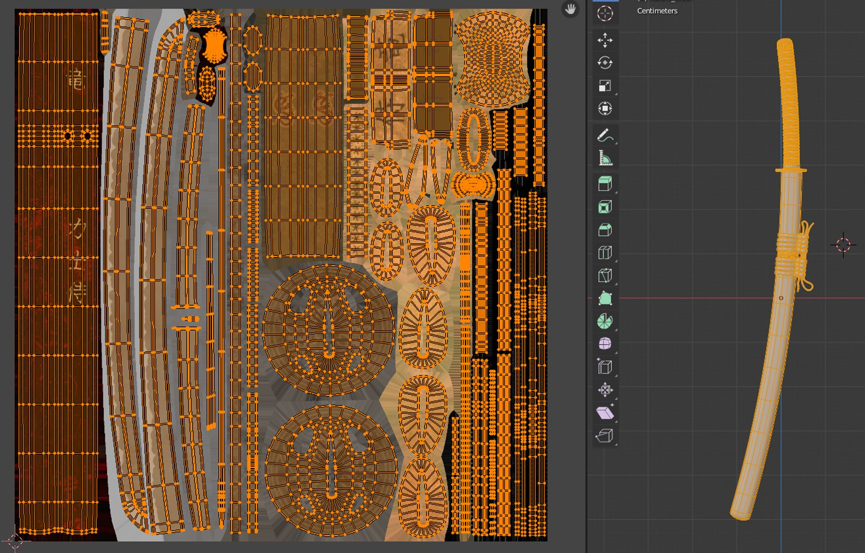 Japanese Swords 3D Model - TurboSquid 1541216