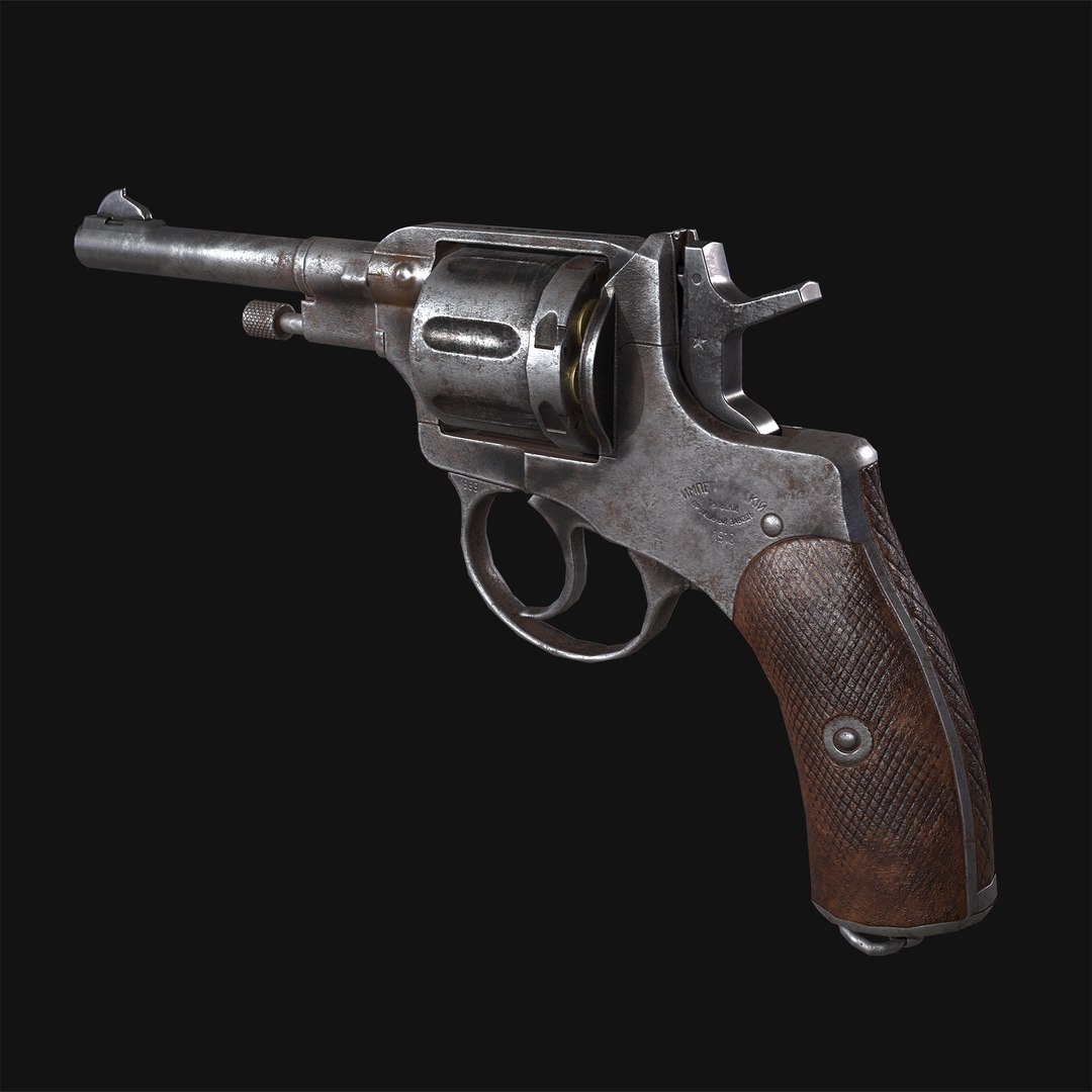 Nagant1895 3D Model - TurboSquid 1895179
