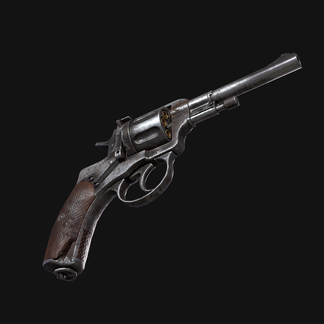 Nagant1895 3D Model - TurboSquid 1895179