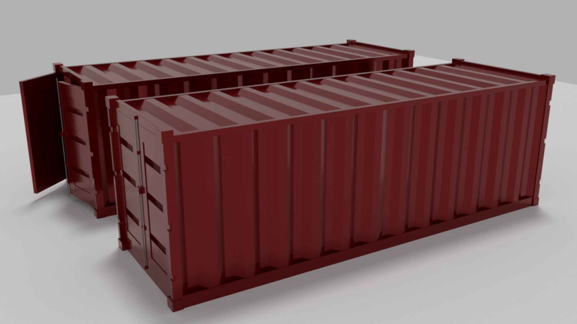 3D Shipping Container Model - TurboSquid 1375014