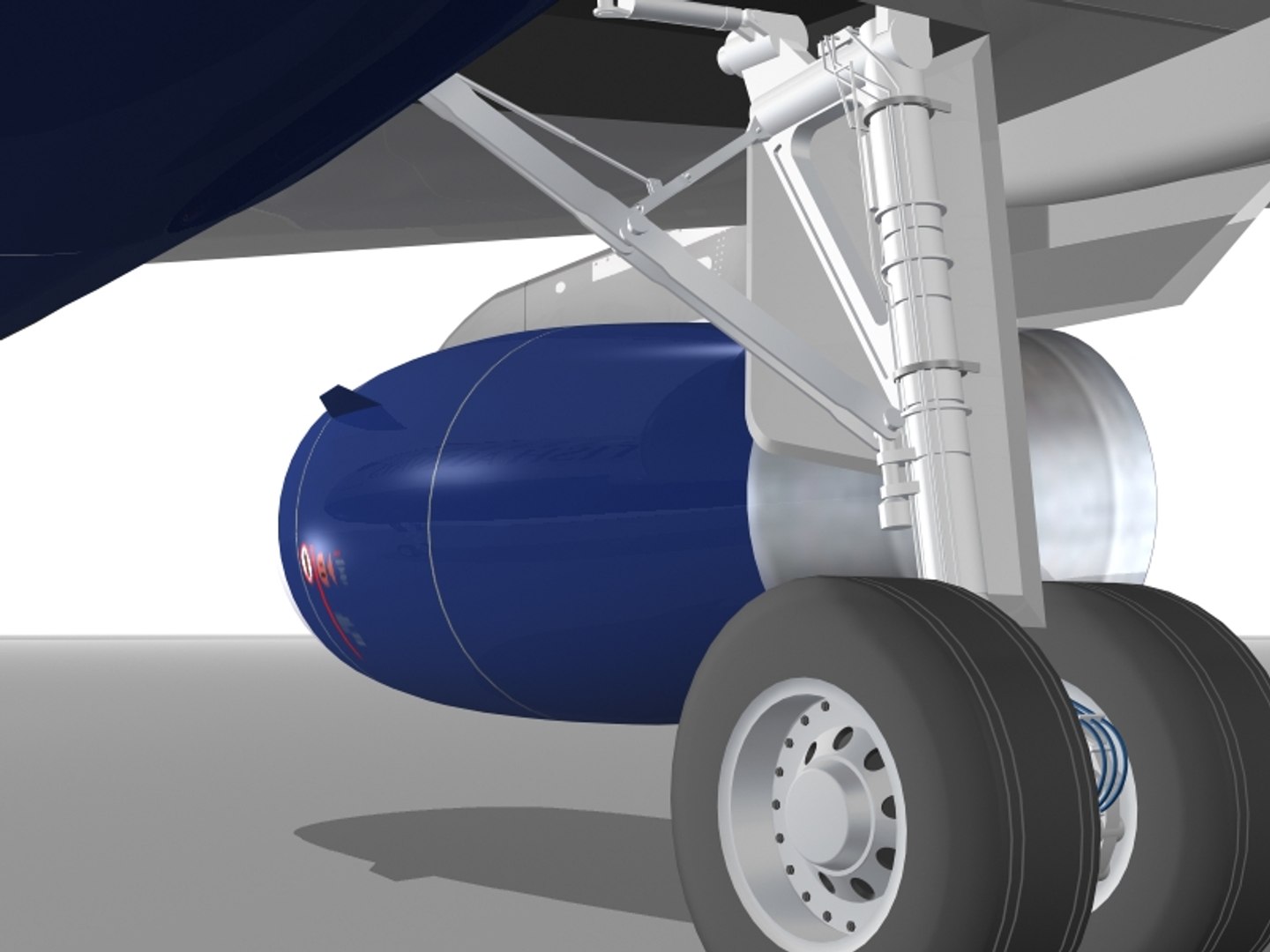 Airbus A319 British Airways 3d 3ds