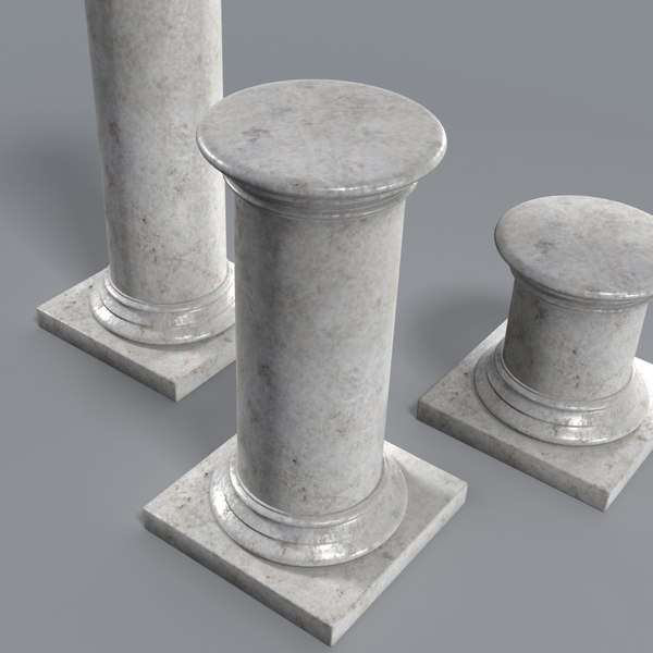 Pedestal 3D Models for Download | TurboSquid