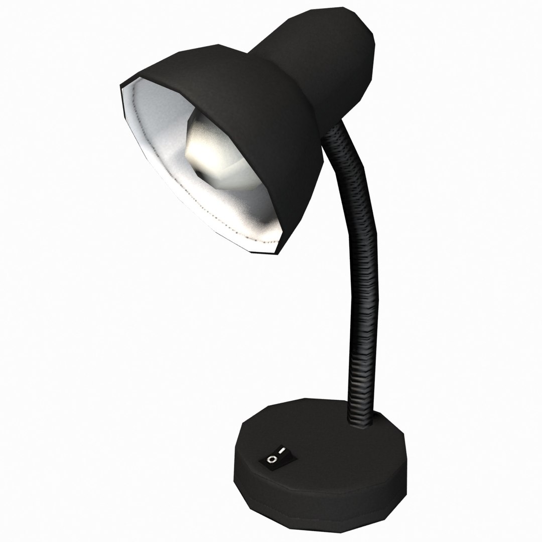 3d model desk lamp