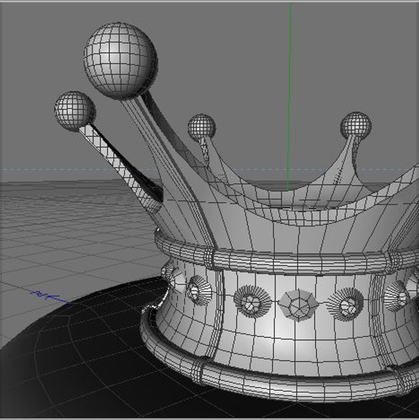 3d kings crown model