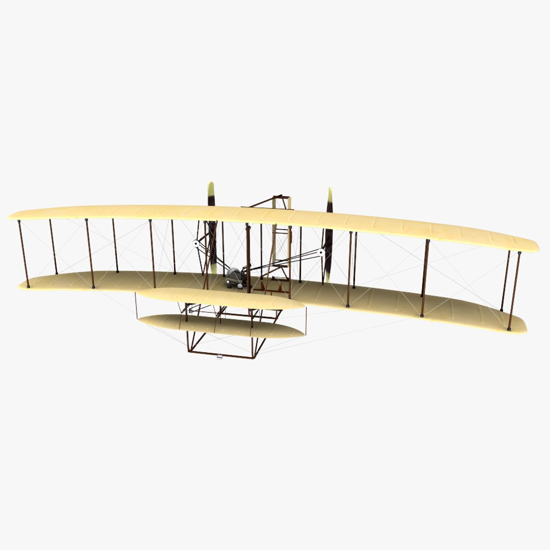 3d model wright flyer