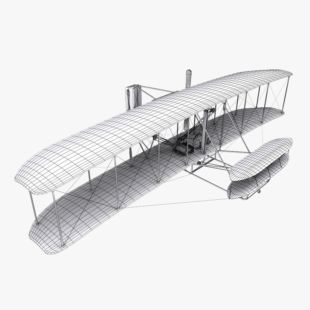 3d model wright flyer