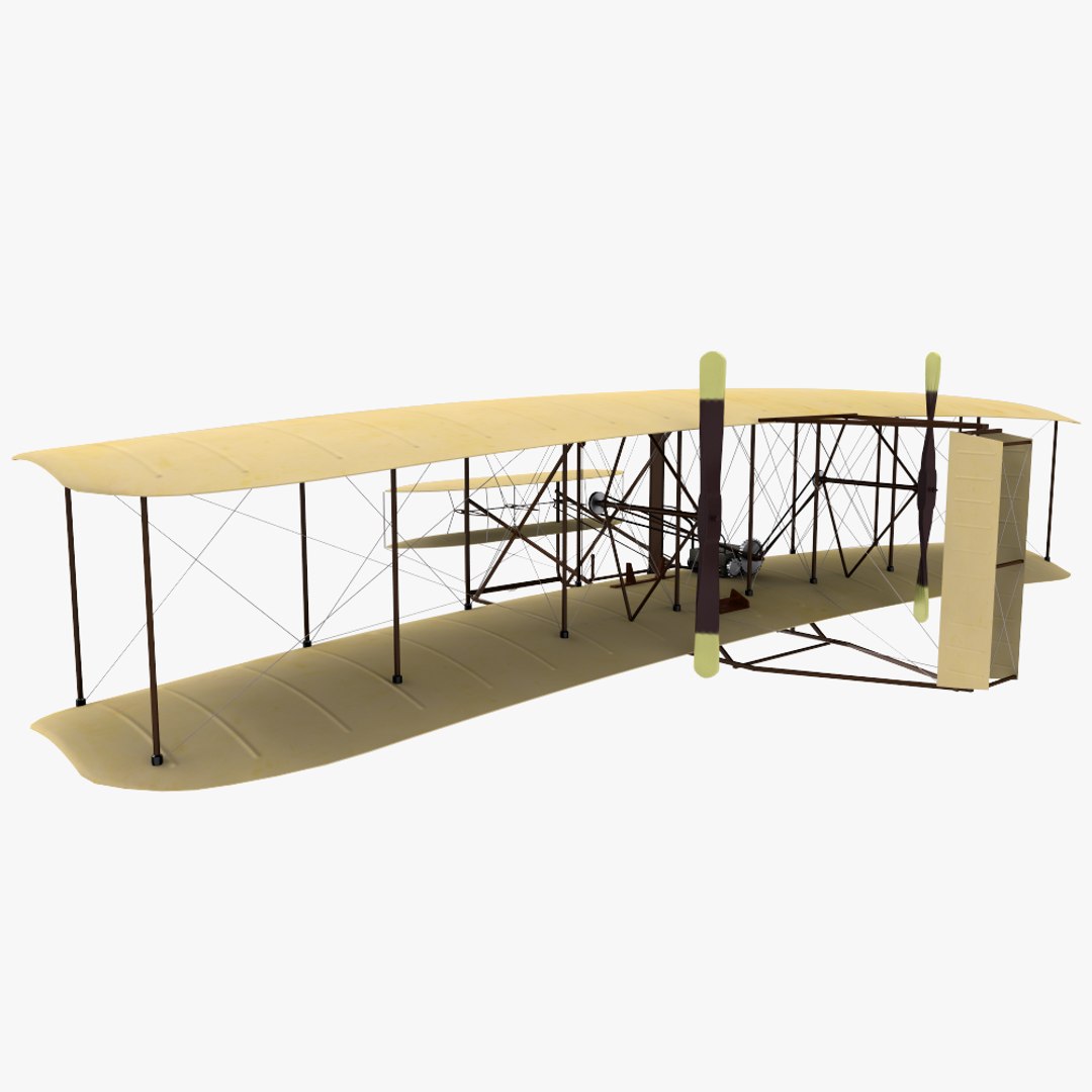 3d model wright flyer