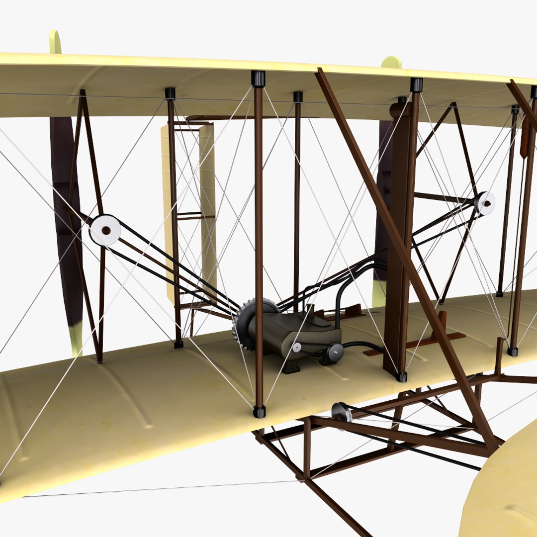 3d model wright flyer