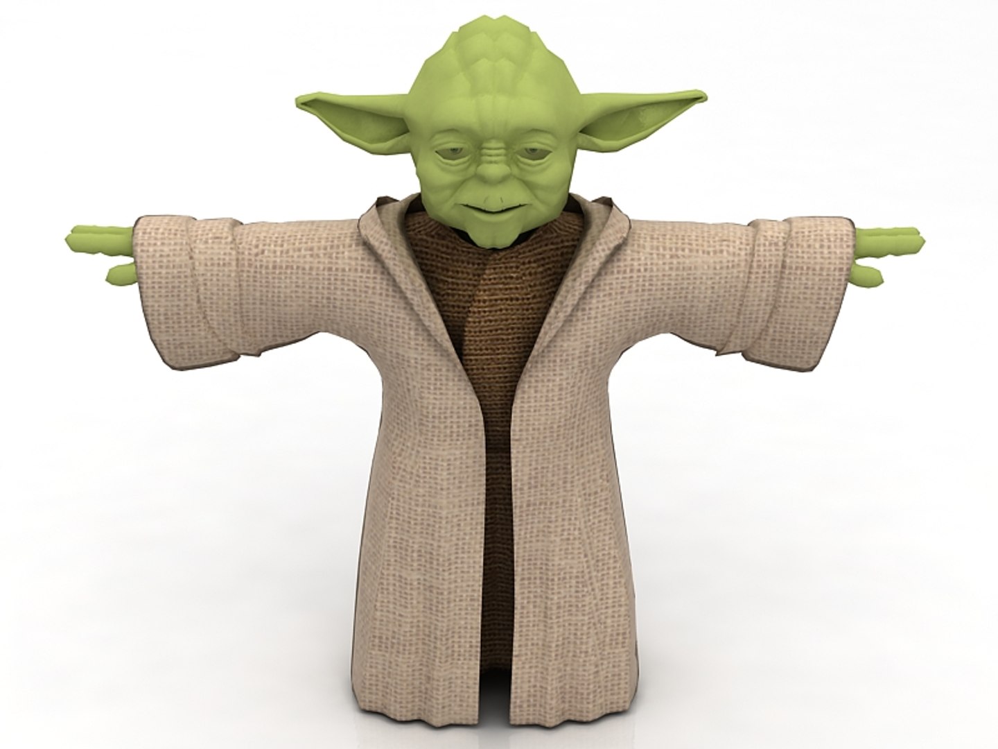 Yoda Green Monster 3D Model - TurboSquid 1618574