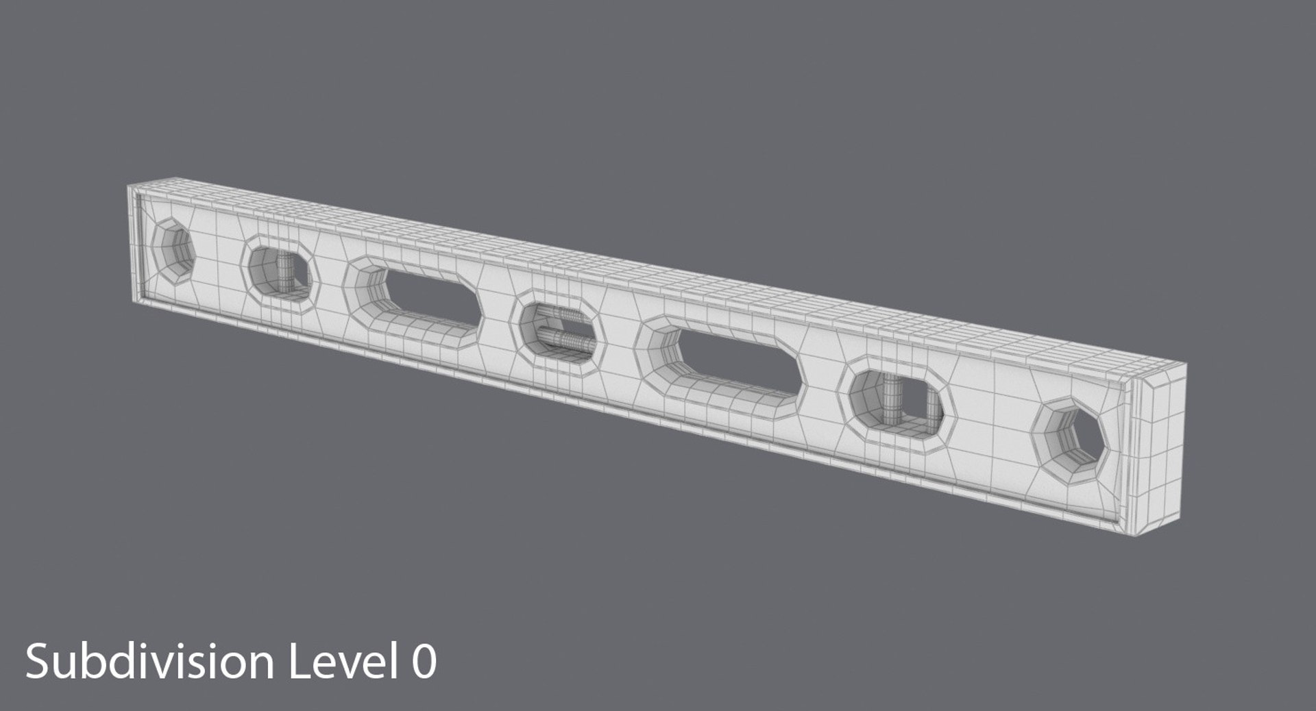 Spirit Level 01 3d Model