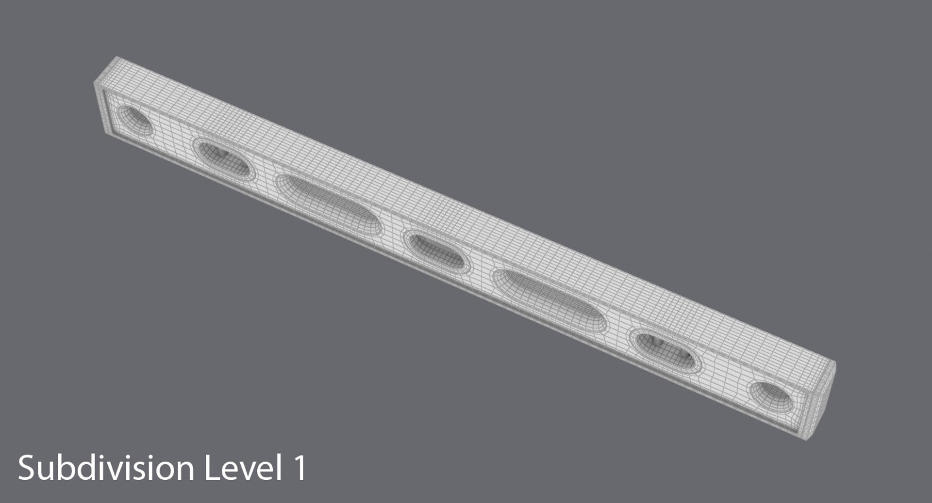 Spirit Level 01 3d Model